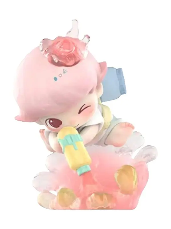 POP MART Dimoo Moments In Boom Series "spring Recoil" Collectible Figure - Multi-color