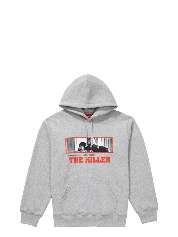 Supreme Fw18 The Killer Hooded Sweatshirt - Grey