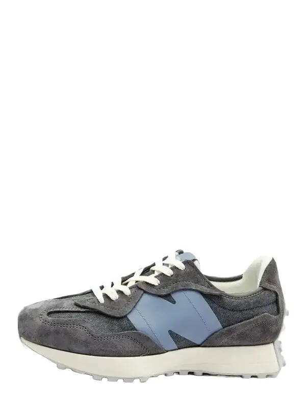 NEW BALANCE 327 Athletic Sneakers - Light Grey/blue