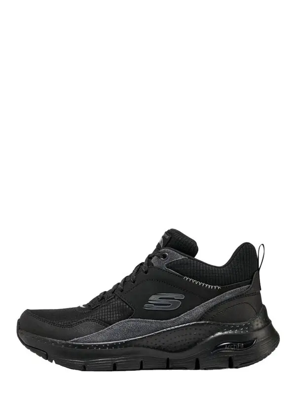 Sketchers Arch Fit High Top Sneakers - Black