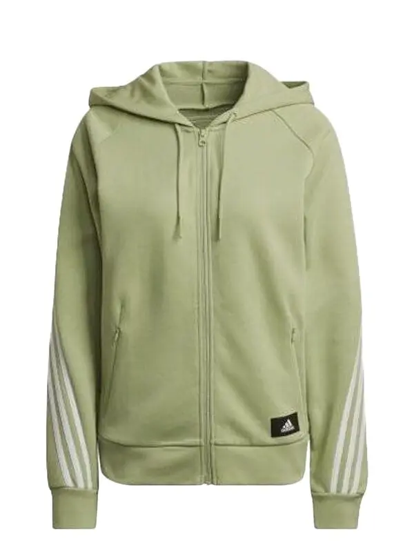 Adidas Future Icons 3-stripes Hooded Track Top - Green