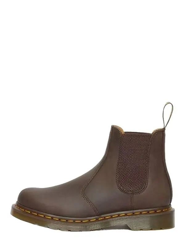 Dr. Martens 2976 Crazy Horse Leather Chelsea Boots - Dark Brown