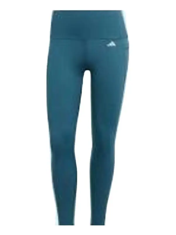 Adidas Optime Stash Pocket High-waisted 7/8 Leggings - Teal