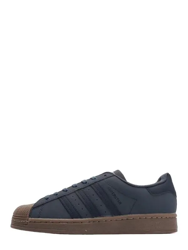 Adidas Superstar Canvas Low Top Sneakers - Navy/gum