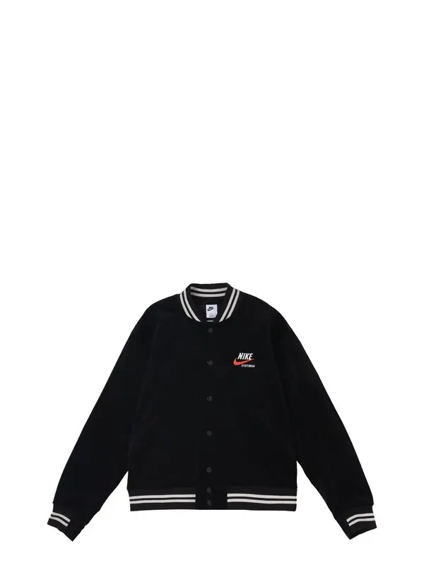 Nike Embroidered Jacket - Black