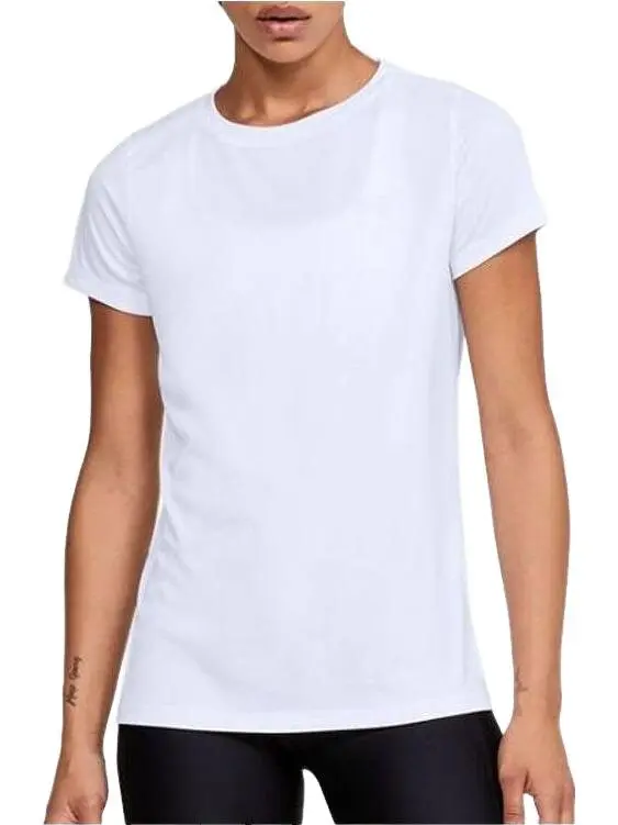 Under Armour Velocity Solid Crew Short Sleeve T-shirt - White