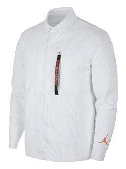 Nike As 23 Engineered Quilted Shacket - White/black