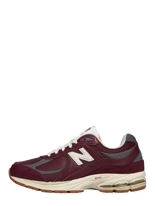 NEW BALANCE 2002r Vintage Leather Pack Sneakers - Burgundy