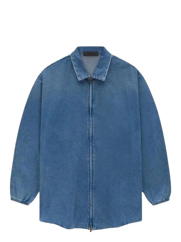 Fear Of God Ss24 Denim Overshirt 'medium Wash - Blue