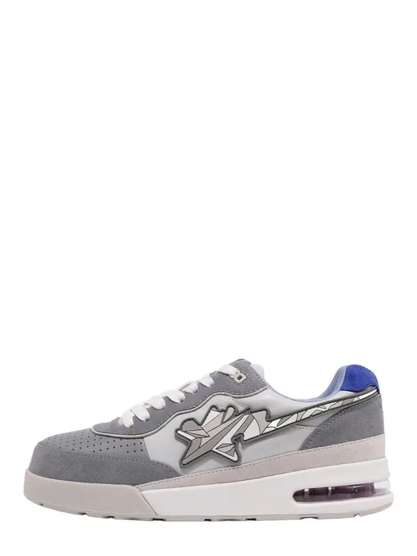 A BATHING APE X Ldg Road Sta Sneakers - Grey Blue