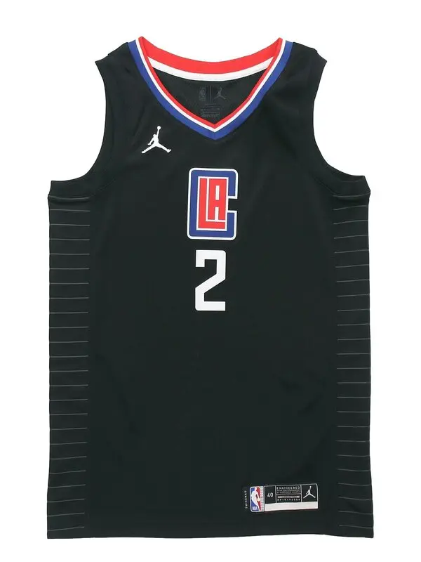 JORDAN Air Nba Los Angeles Clippers Leonard 2 Basketball Jersey - Black