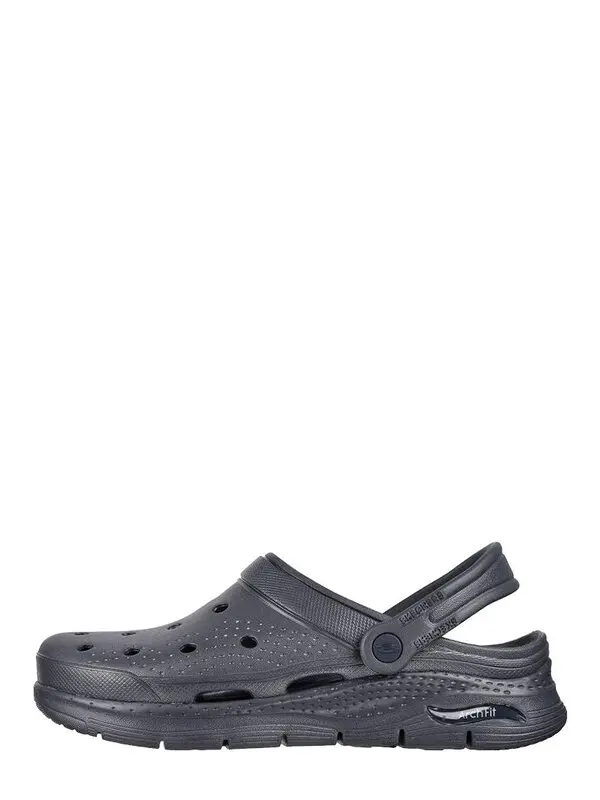 Sketchers Arch Fit Valiant Slip-on Clogs - Navy