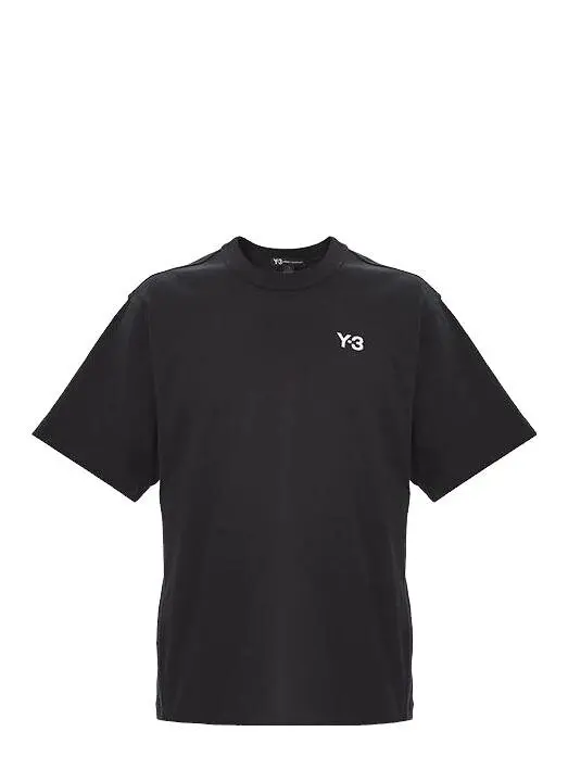 Adidas Y-3 Alphabet Logo Casual Short Sleeve T-shirt - Black