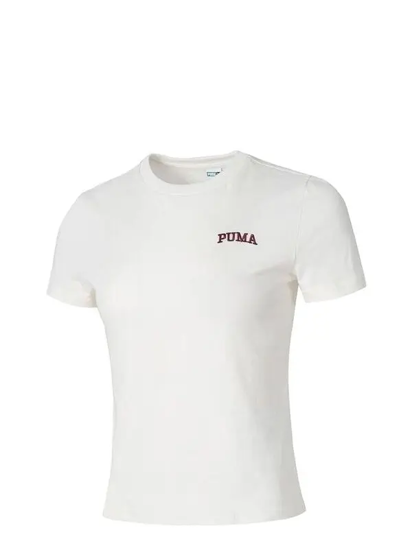 PUMA Wordmark Logo T-shirt - White