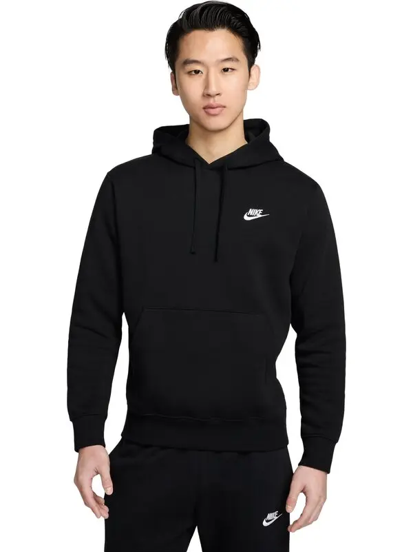 Nike Club Fleece Hoodie - Black