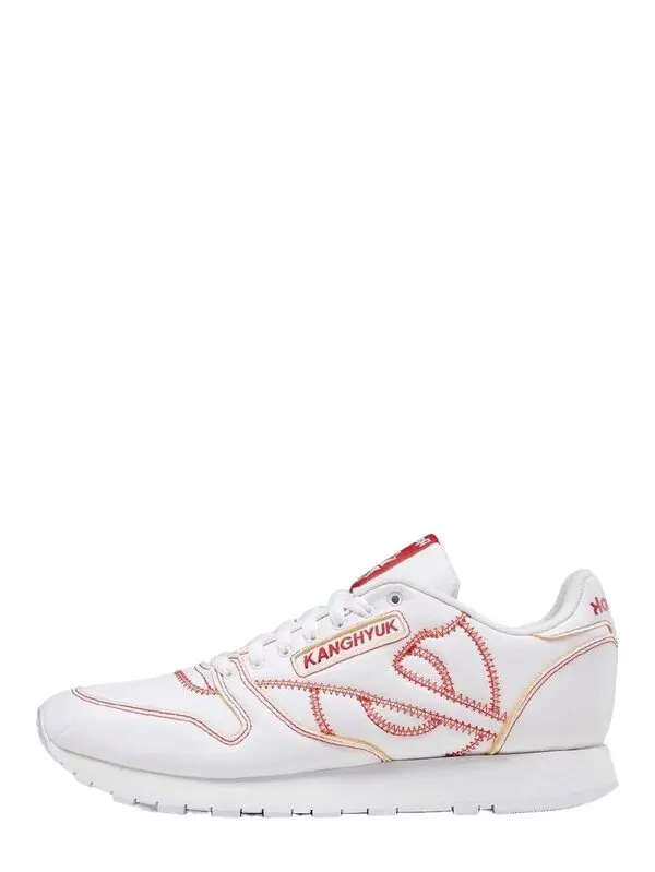 REEBOK Kanghyuk X Classic Leather Sneakers - White/red