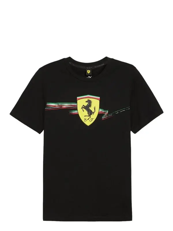 PUMA Scuderia Ferrari Race Big Shield T-shirt - Black