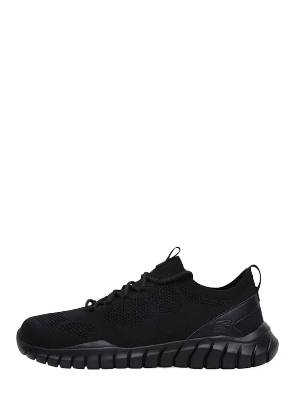 Sketchers Overhaul Knit Sneakers - Black