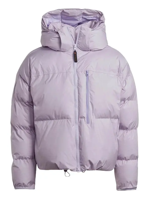 Adidas Stella Mccartney Padded Down Jacket With Hood - Purple