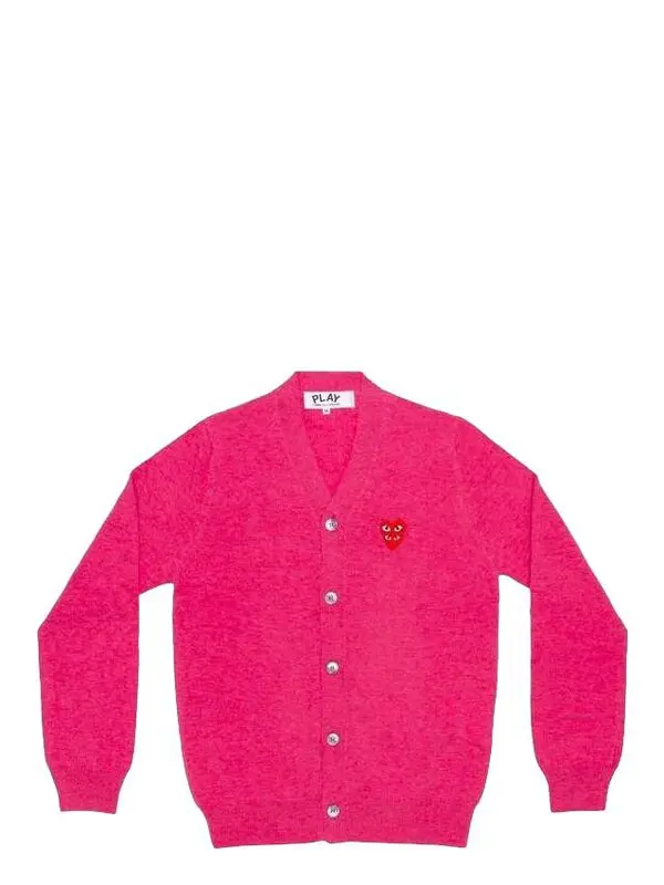 Play Comme Des Garcon Play Comme Des Garcons Cardigan - Pink