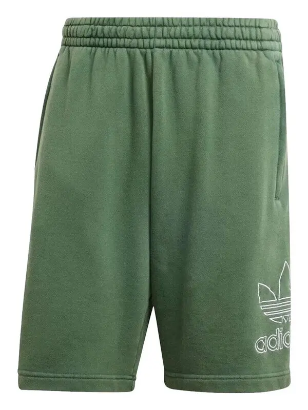 Adidas Adicolor Outline Trefoil Shorts - Green