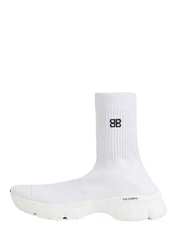 Balenciaga Speed 3.0 High-top Sock Sneakers - White