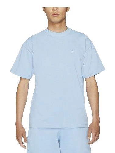 Nike Lab Solo Swoosh Basic Sports Short Sleeve - Blue