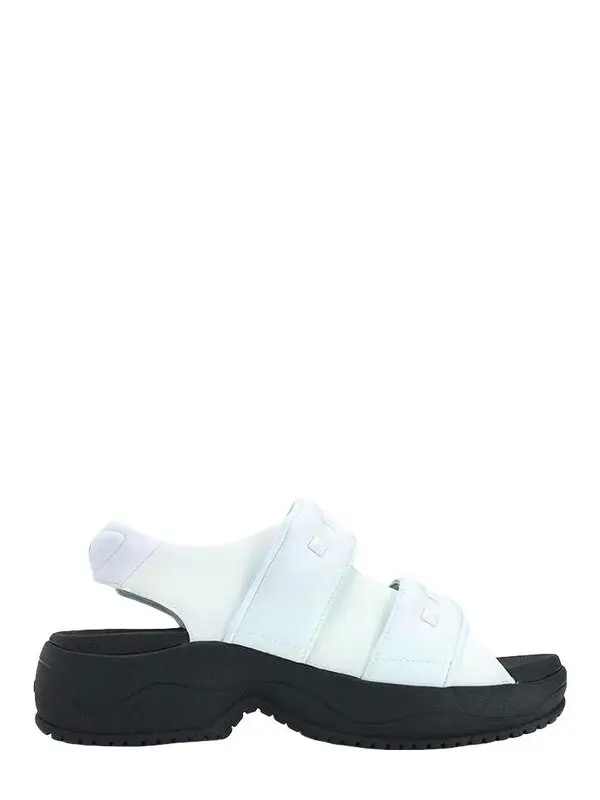 FILA Puff Sandals - White/black