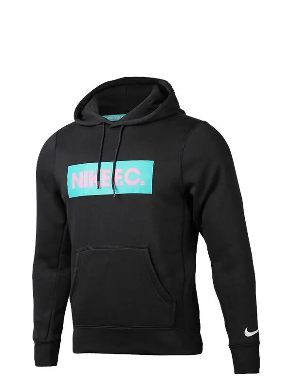 Nike F.c. Football Fleece Hooded Pullover - Black