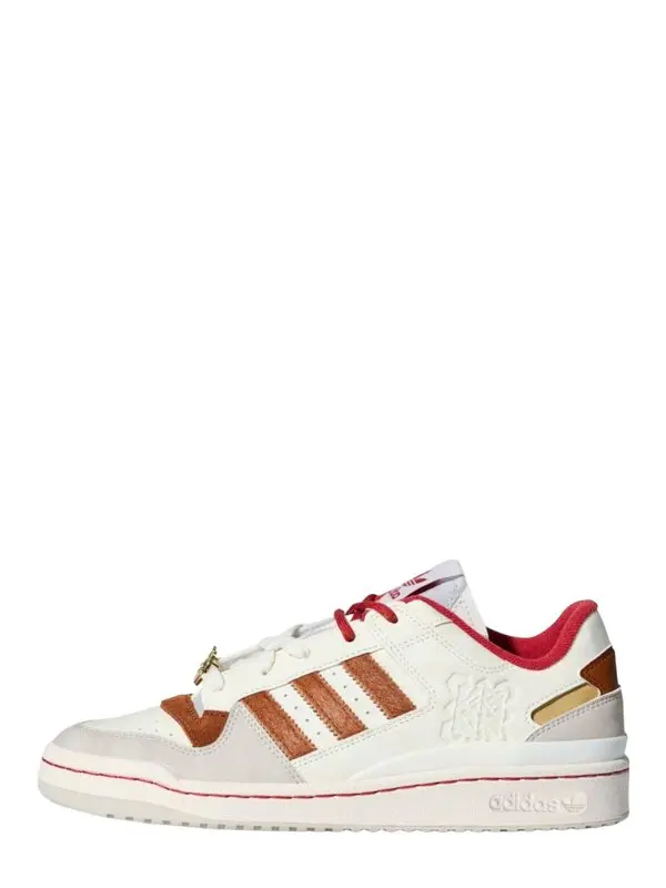 Adidas Forum Low Cl 'cny' Sneakers - Off White/red