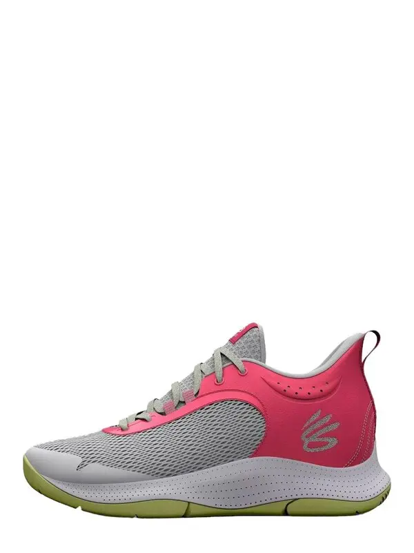 Under Armour Curry 3z6 Basketball Sneakers - Grey Mist/pink Shock