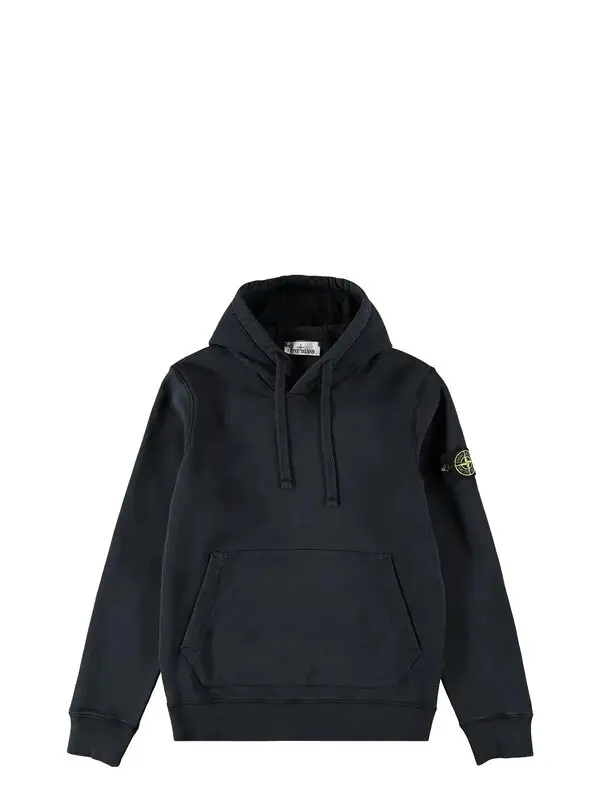 Stone Island Garment Dyed Hoodie - Navy