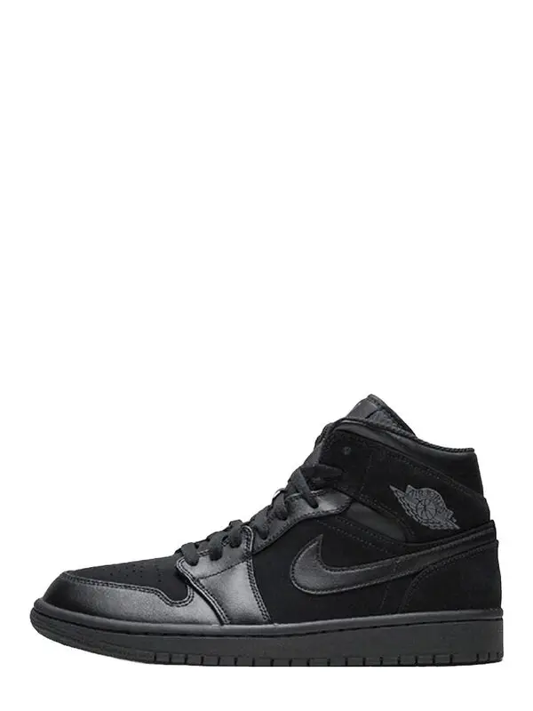 JORDAN 1 Mid "triple " Sneakers - Black
