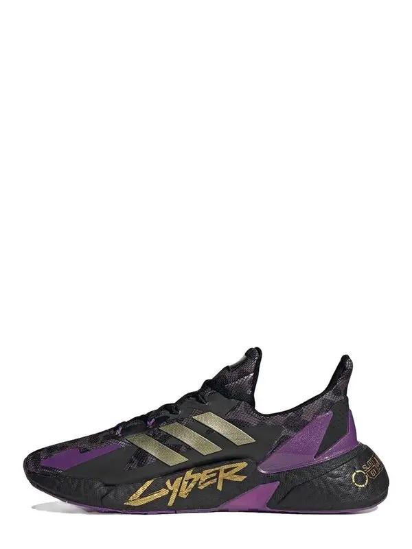 Adidas Cyberpunk 2077 X X9000l4 Low Top Sneakers - Core Black/gold Metallic/carbon