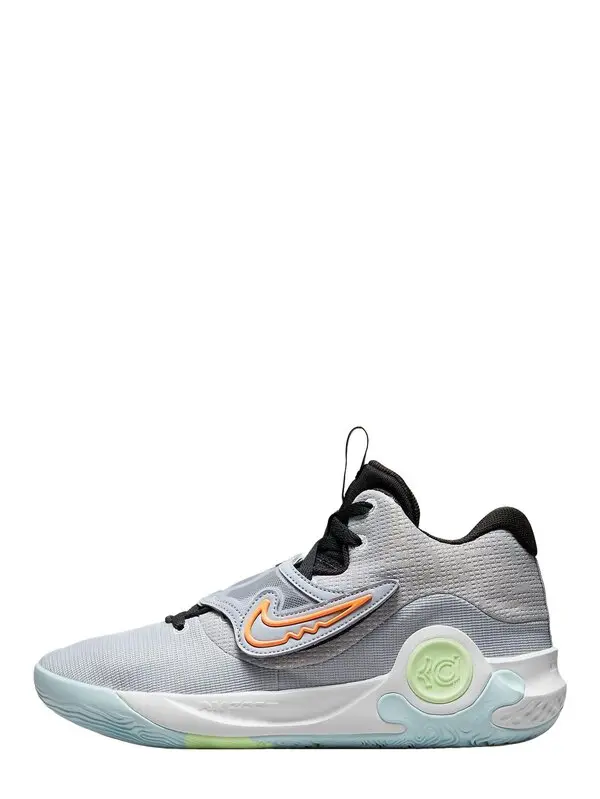 Nike Kd Trey 5 X Mid Top Sneakers - Wolf Grey/white/barely Volt