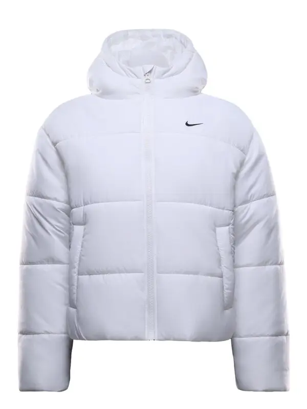 Nike Therma-fit Puffer Hooded Jacket - White/black