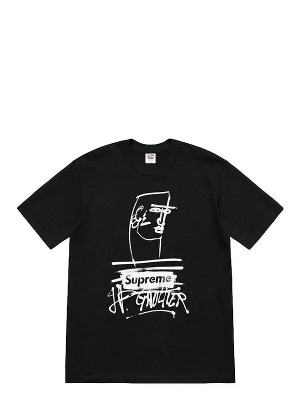 Supreme Ss19 X Jean Paul Gaultier Tee - Black