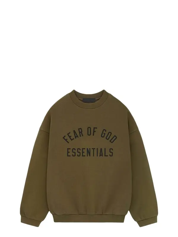 Fear Of God Fleece Crewneck - Olive
