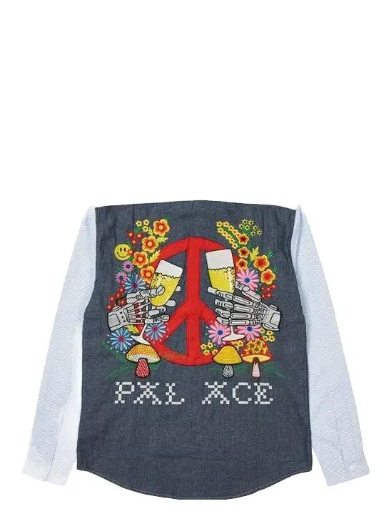 PALACE Long Sleeve Shirt - Grey
