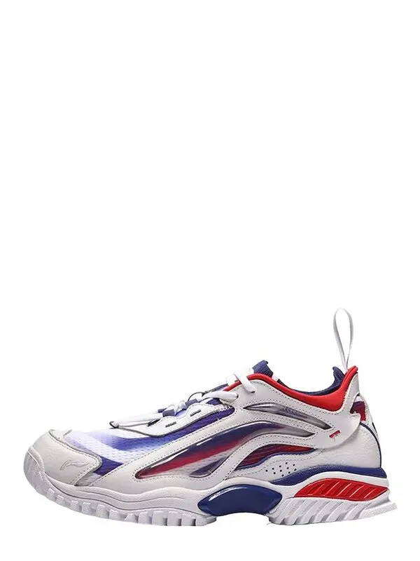 LI-NING Athletic Sneakers - White/royal/red