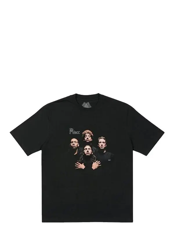 PALACE Short Sleeve T-shirt With Graphic Print - Black