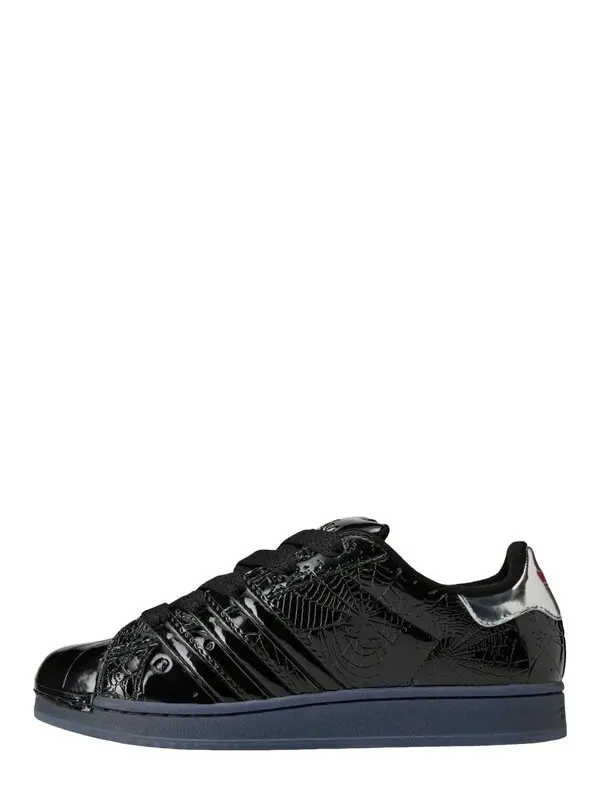 Adidas X Sp5der Superstar "black Silver Metallic" Sneakers - Core Black/silver Metallic