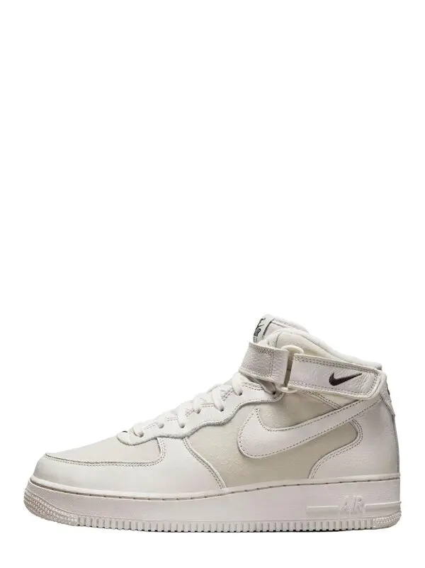 Nike Force 1 Mid Sneakers - Light Bone/grey/beige
