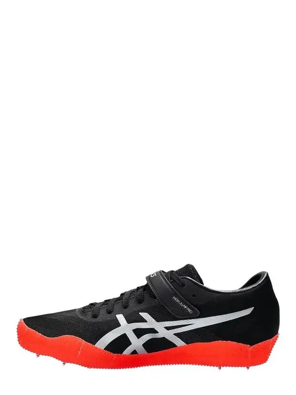 Asics High Jump Pro 3 Track Spikes - Black/silver/red