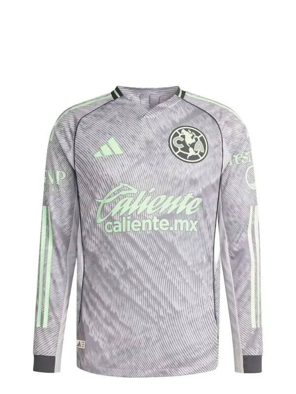 Adidas Club America 25/26 Third Authentic Long Sleeve Jersey - Grey Two