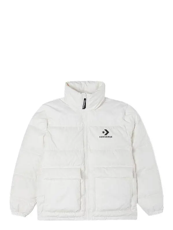 CONVERSE Star Chevron Puffer Jacket - White