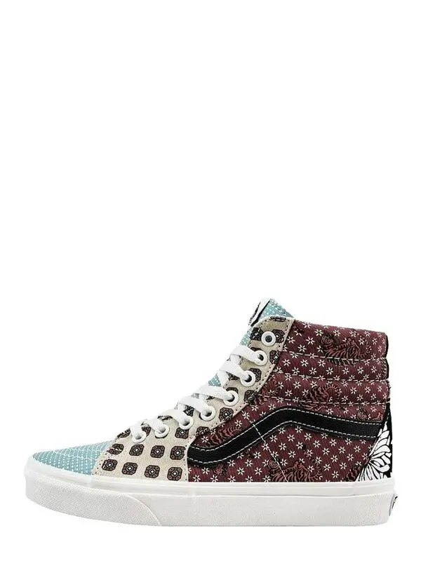 VANS Sk8-hi Tiger Patchwork High Top Sneakers - Black