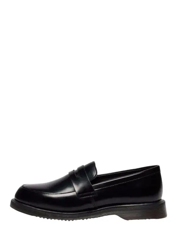 Dr. Martens Temara Polished Smooth Leather Loafers - Black