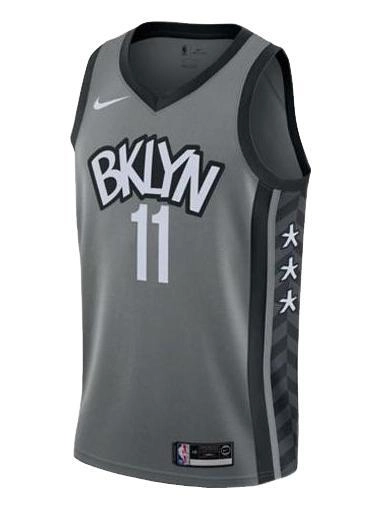 Nike Brooklyn Nets Kyrie Irving 11 Fan Edition Jersey - Grey