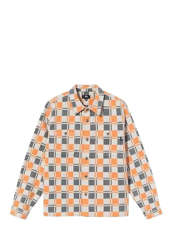 StÜssy Brent Plaid L/s Shirt - Tan
